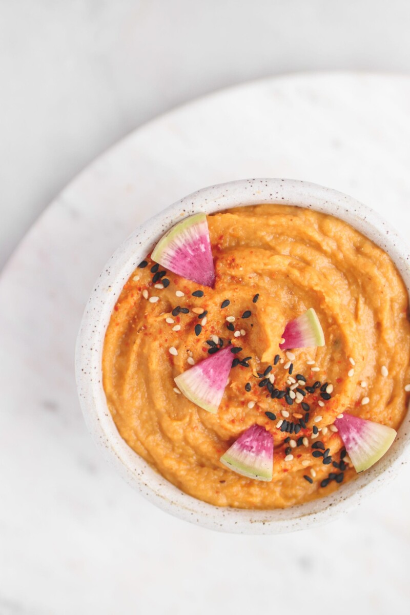 Easy Miso Sweet Potato Dip Recipe | Veggiekins Blog