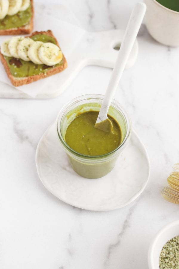 Matcha Cashew Butter on Toast (vegan, oil free, paleo, keto ...