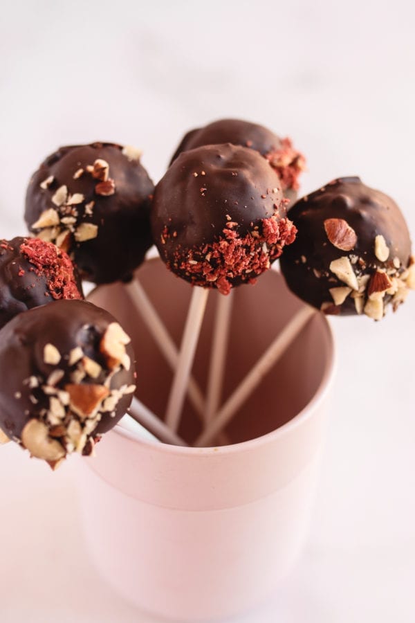 Healthy Vegan Cake Pops Recipe (with Yogurt!) | Veggiekins Blog