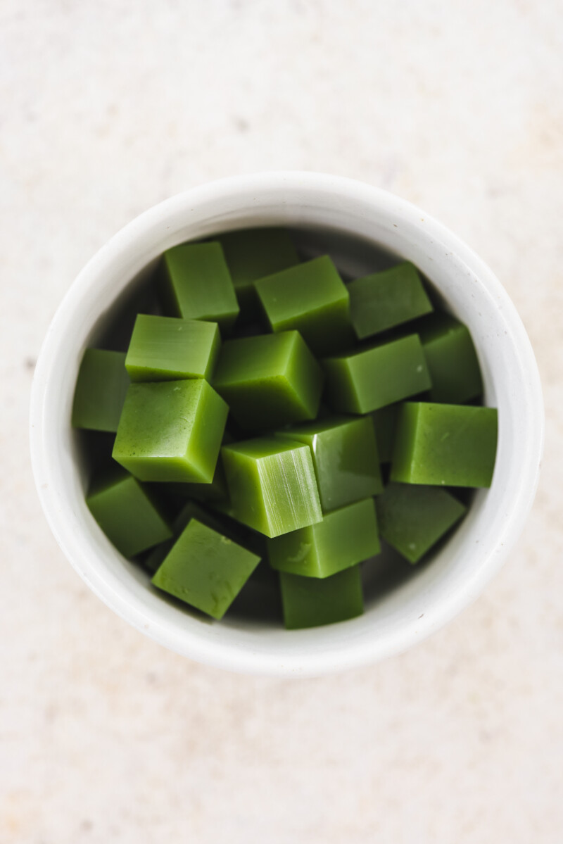 Matcha Jelly Drink Recipe (Made Vegan!) | Veggiekins Blog