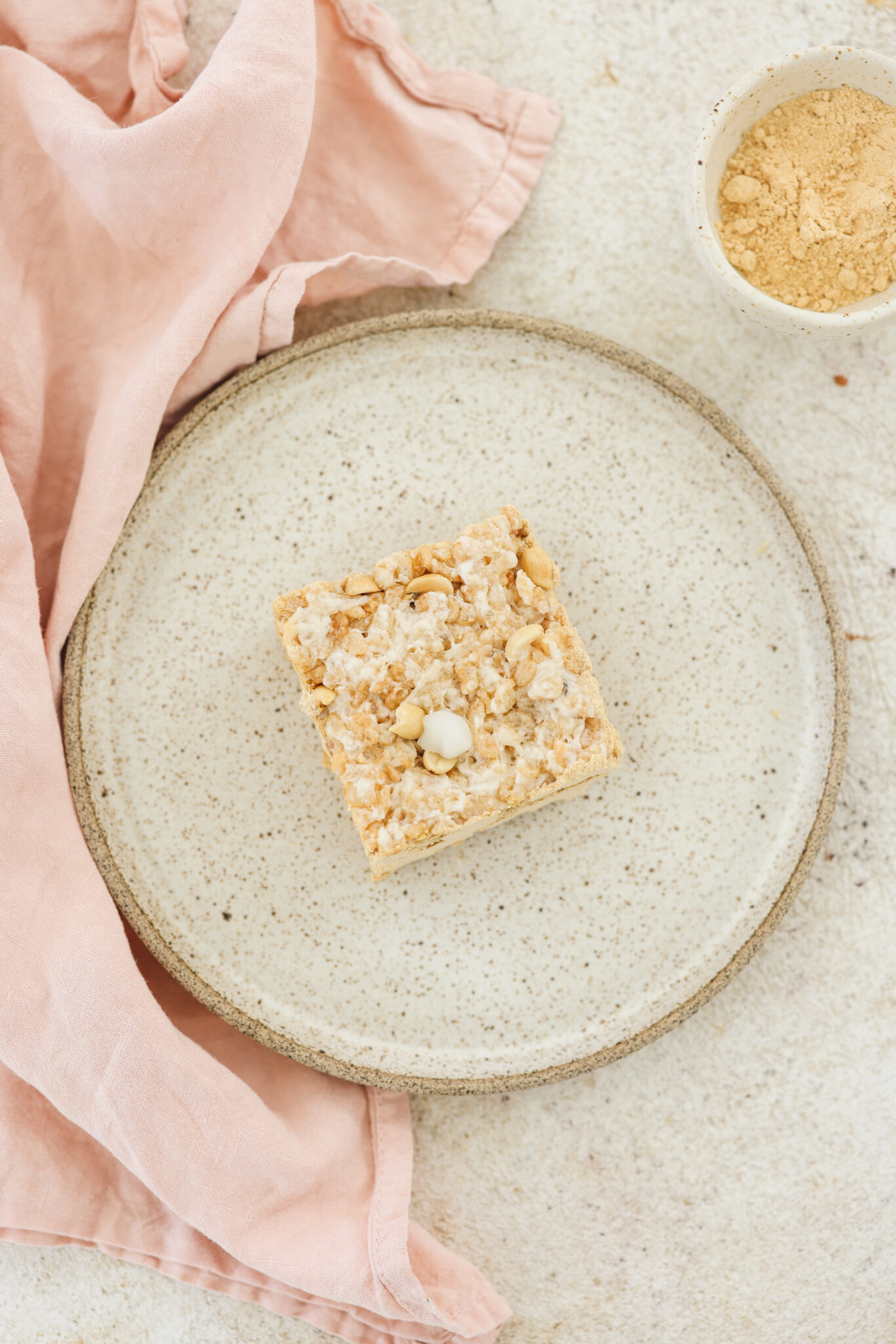 Kinako Rice Krispies with Peanuts and Mochi (vegan, gluten free ...