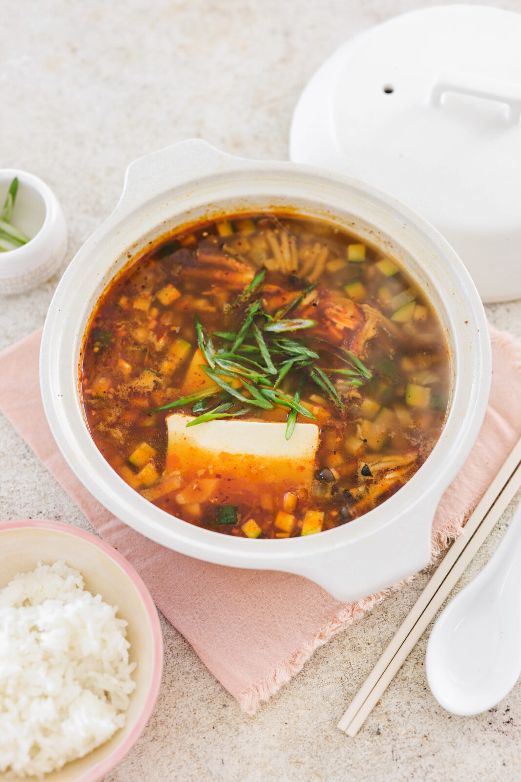 Authentic Vegan Sundubu Jiggae (Korean Tofu Stew) - Veggiekins Blog