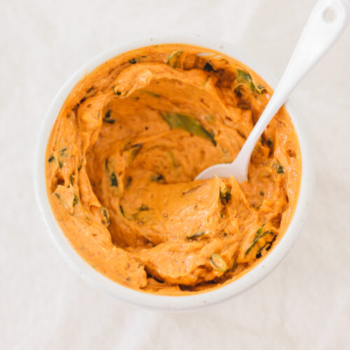 Spicy Gochujang Compound Butter | Veggiekins Blog