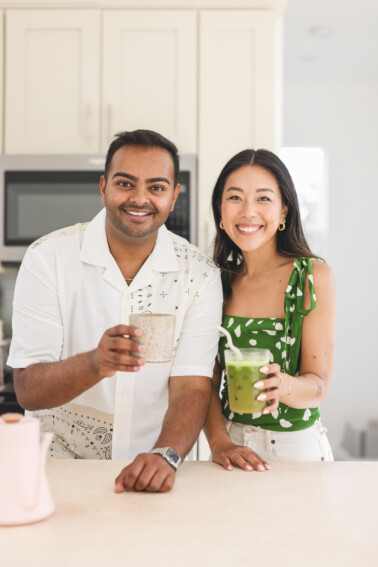 Hot or Iced Matcha Chai Latte Recipe | Veggiekins Blog