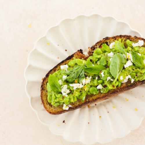 Fava Bean Toast - Veggiekins Blog
