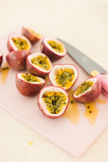 Easy Passion Fruit Posset Recipe (Vegan Version!) | Veggiekins Blog