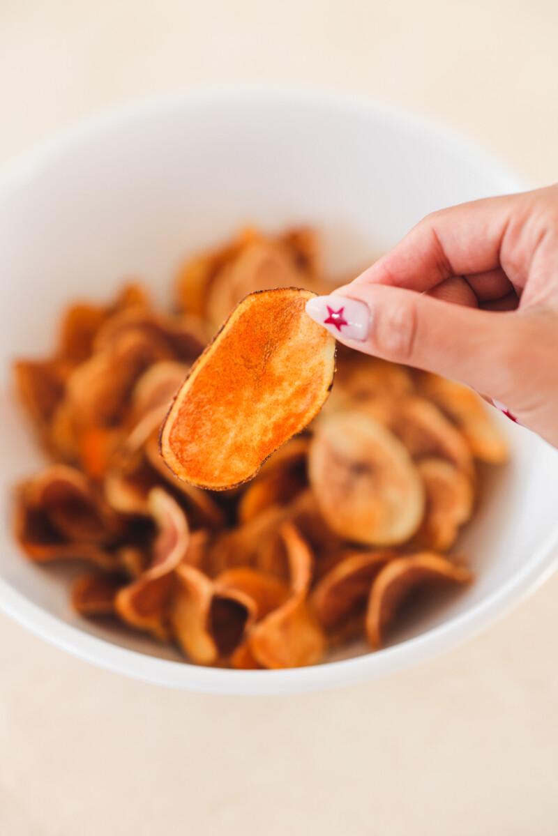 Spicy Potato Chips with Gochujang | Veggiekins Blog