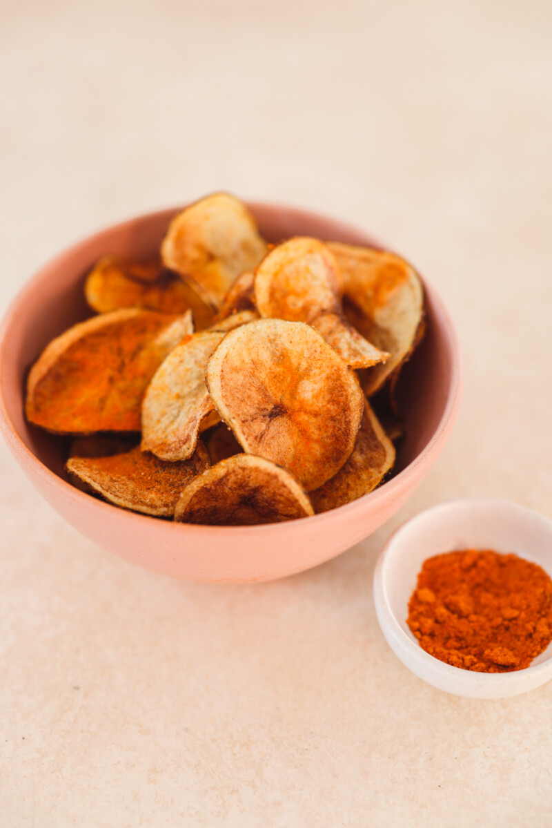 Spicy Potato Chips with Gochujang | Veggiekins Blog
