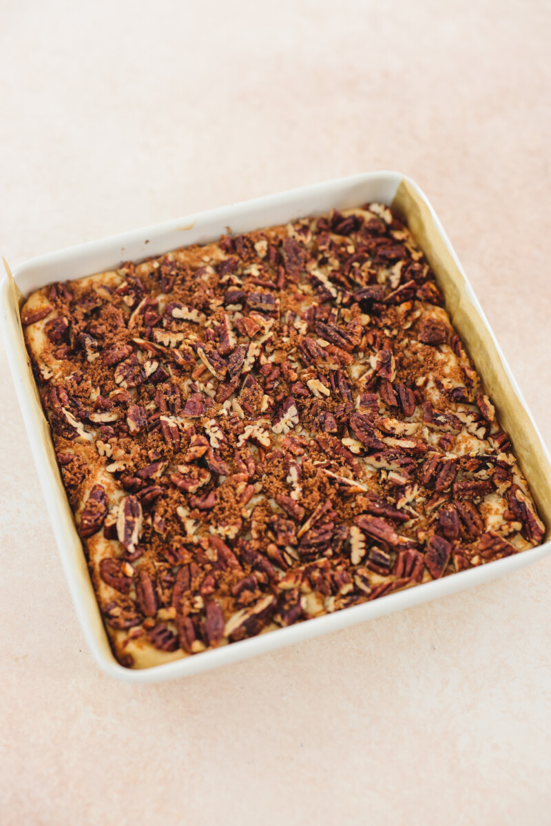 Pecan Pie Butter Mochi Recipe | Veggiekins Blog
