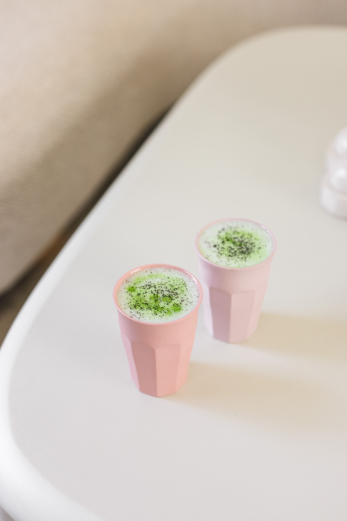 Black Sesame Matcha Latte - Veggiekins Blog