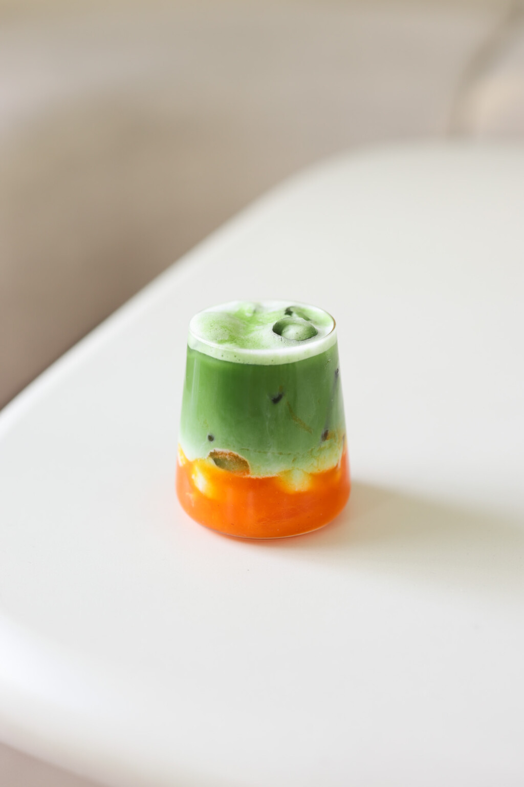 Persimmon Matcha Latte - Veggiekins Blog